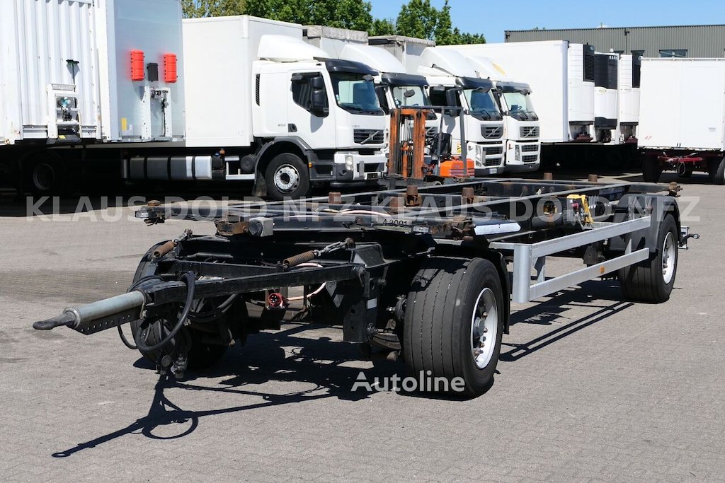 Krone AZ BDF Wechselfahrgestell BPW-Achsen prikolica za kontejnere