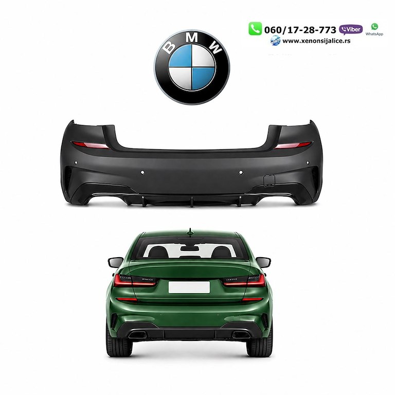 BMW 3 G20 19-22 ZADNJI BODY KIT M
