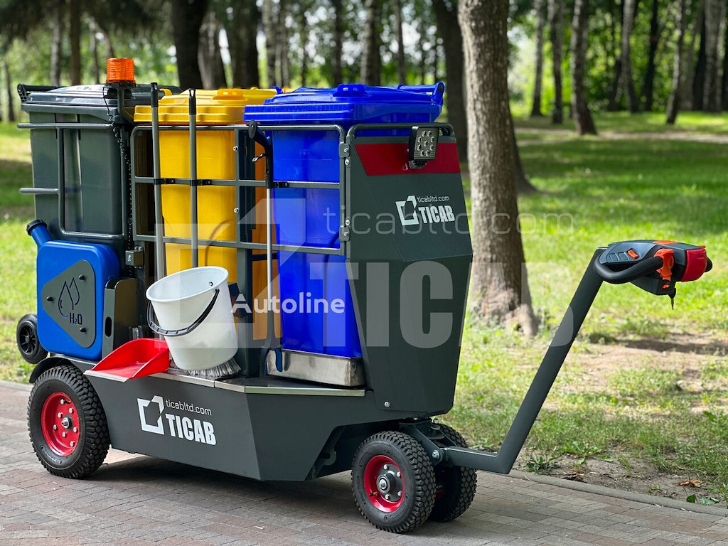 Novo TICAB Self-Propelled Street Cleaning Barrow from Manufacturer vozilo za čišćenje ulica
