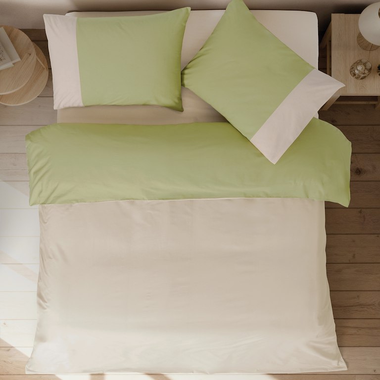 Dekordom Posteljina cb simple set bicolor single - green/merri bejID: EK000849803