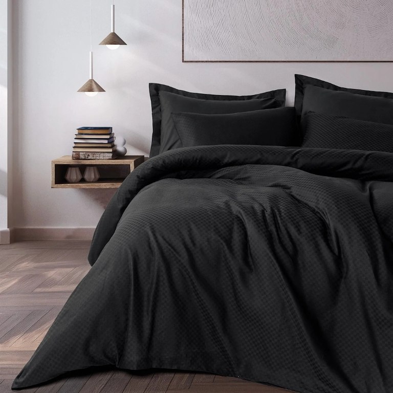 Dekordom Posteljina cb ranforce double - plaid - siyahID: EK000849822