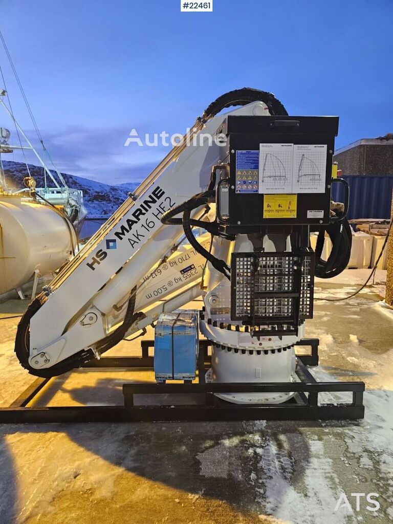 16 HE 2 Maritim kran – 16 t/m kran og fjernstyring. Aldri vært b autodizalica s kranom