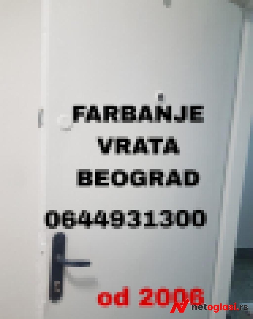 Farbanje vrata majstor