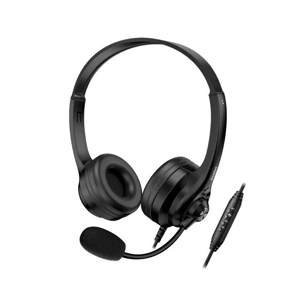 Slušalice sa mikrofonom Genius HS-235U USB-A crne