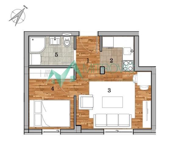 Jednoiposoban stan na prodaju, 32m2, 98.632€