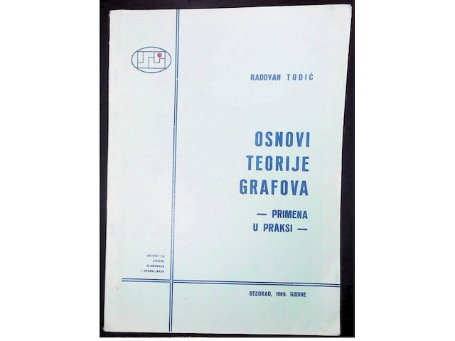 Radovan Todić ➡️ Osnovi teorije grafova