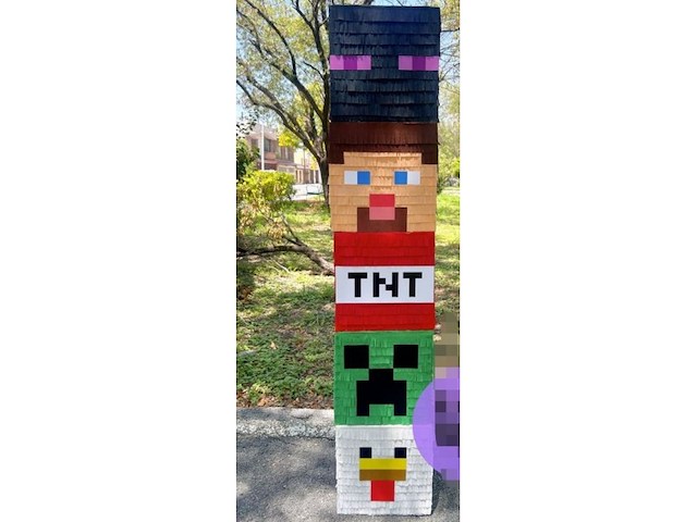 Minecraft likovi, kocka-pinjate