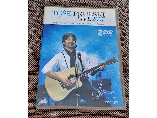 2DVD-TOŠE PROESKI-ARENA BEOGRAD LIVE 2007-ORIGINAL