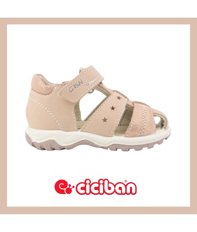CICIBAN DEČIJE POLUSANDALE - TEDDY / ROSA