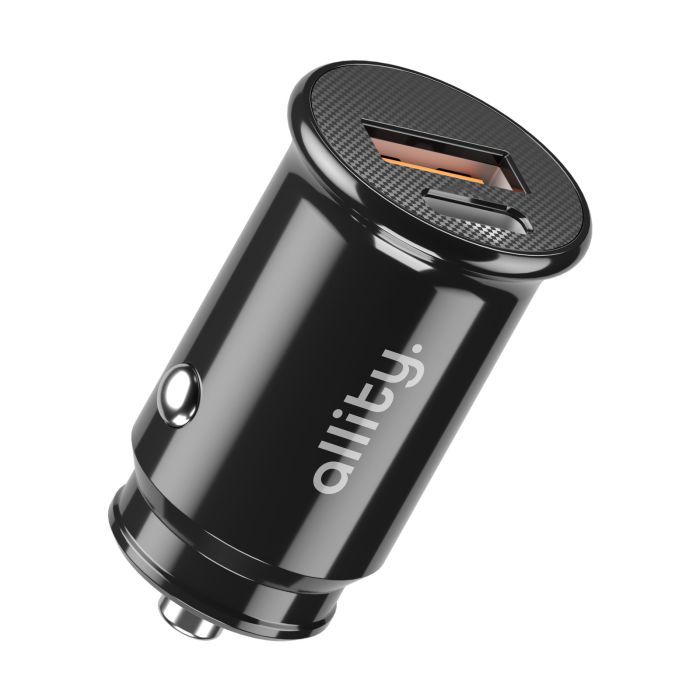 Allity ACC-100-30WAC 1x USB-C 1x USB-A Auto punjač 30W