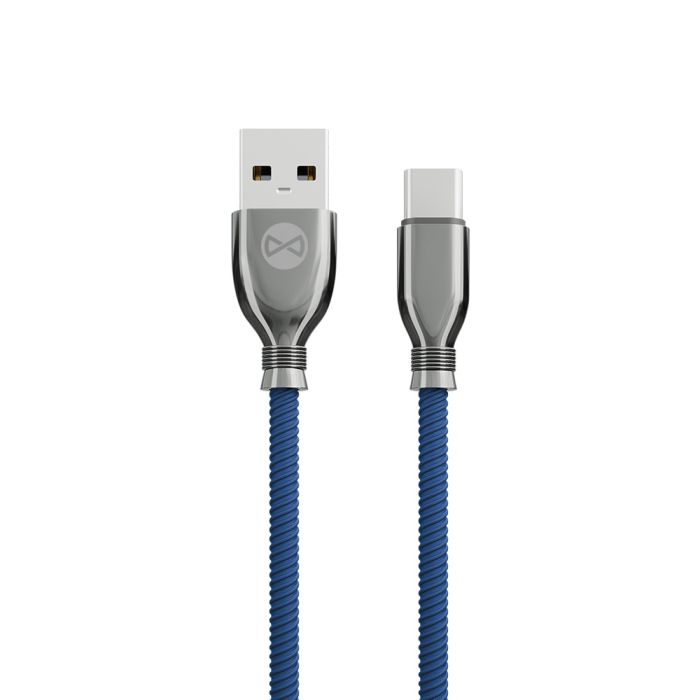 Forever Tornado (USB-USB-C) 1m 3A Kabal plavi