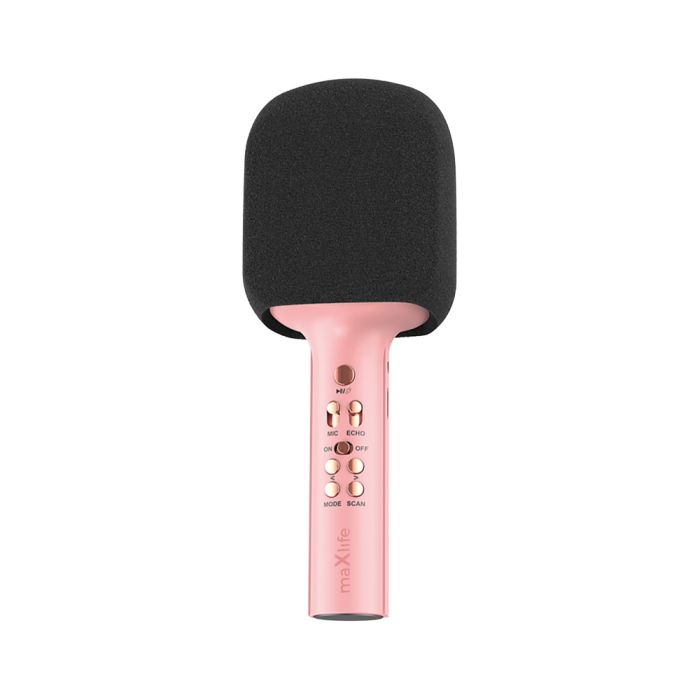 Maxlife MXBM-600 Bluetooth mikrofon sa zvučnikom roze