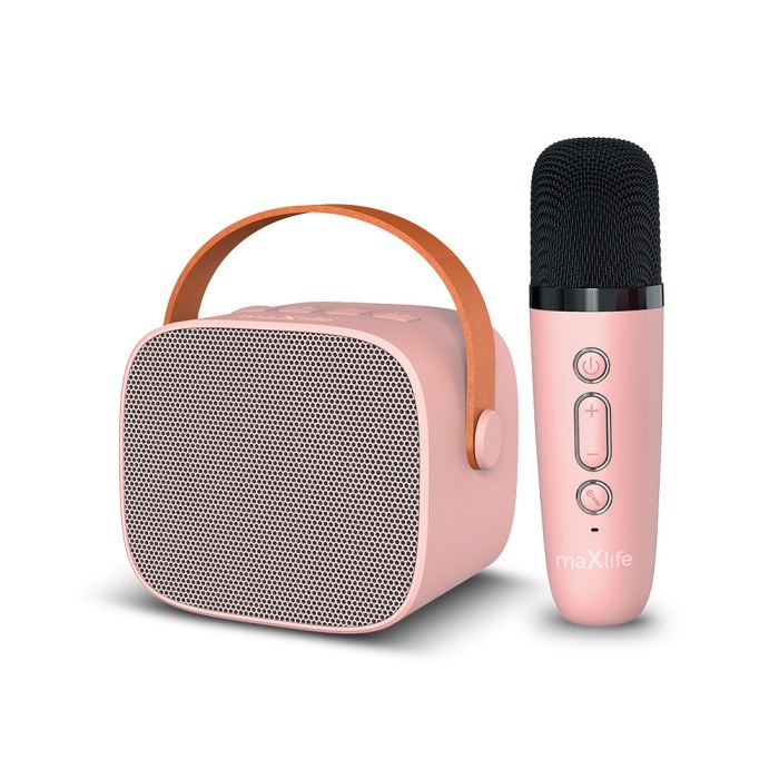 Maxlife MXKS-100 Bluetooth karaoke zvučnik roze