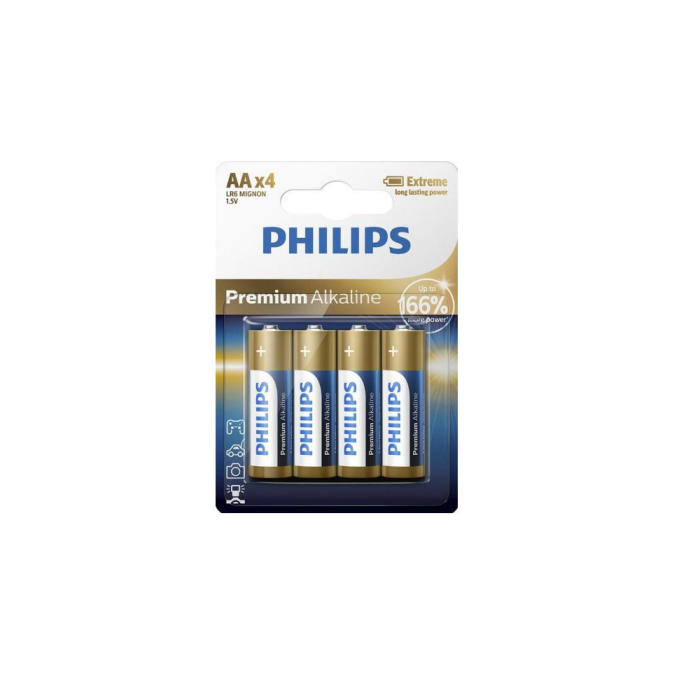 Philips AA 1/4 Premium alkalne baterije