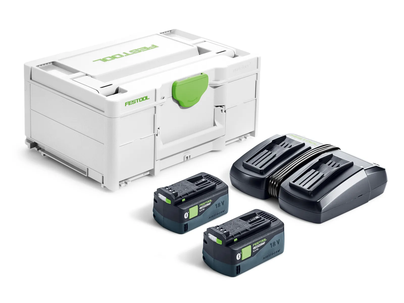 Festool set baterija SYS 18V 2xHP5.0/TCL6DUO (578679)