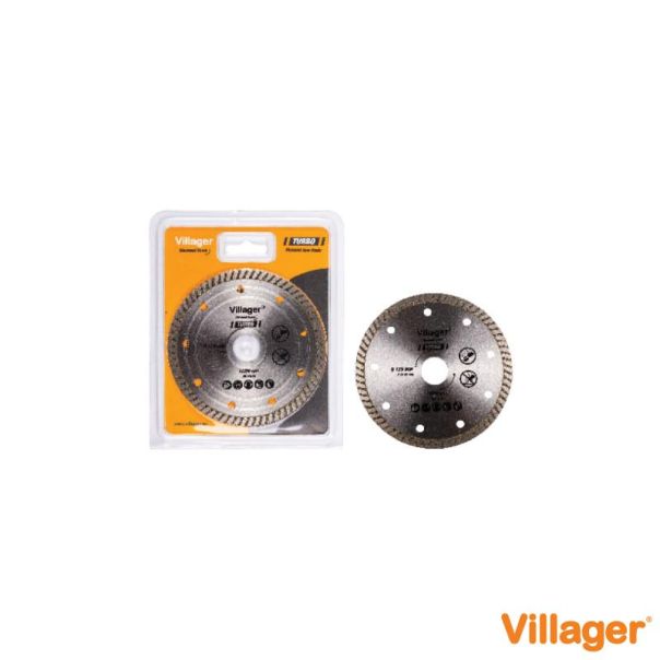 VILLAGER Dijamantska rezna ploča - turbo DCBT-150 mm