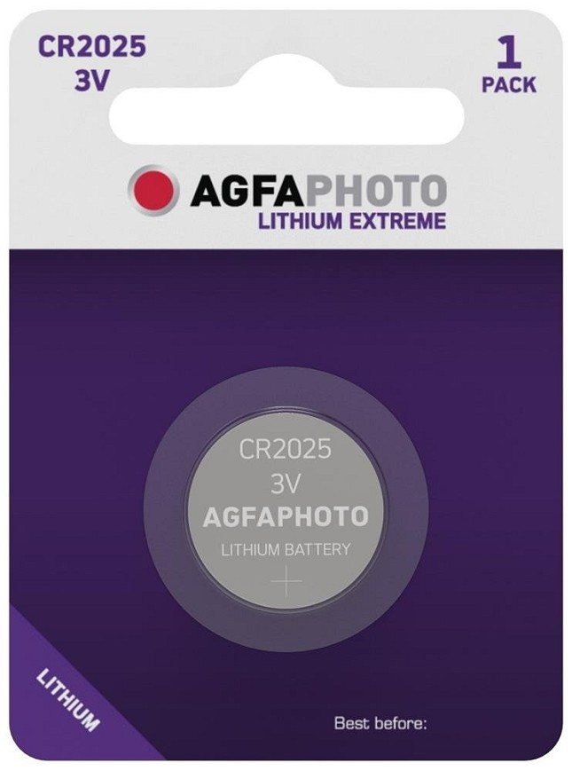 Dugmasta litium baterija ljub.3V CR2025 B1 AgfaPhoto