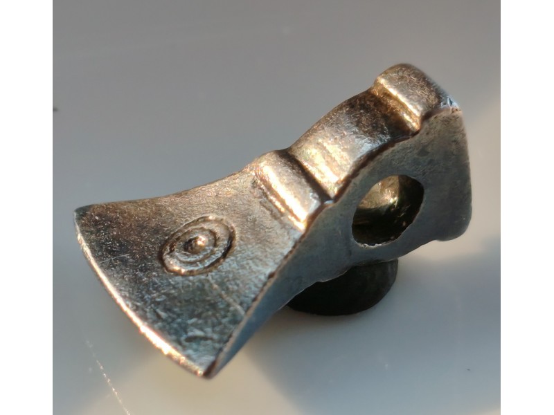Kelt srebro amulet Sekira borna