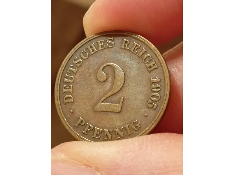 2 pfennig 1905g. D