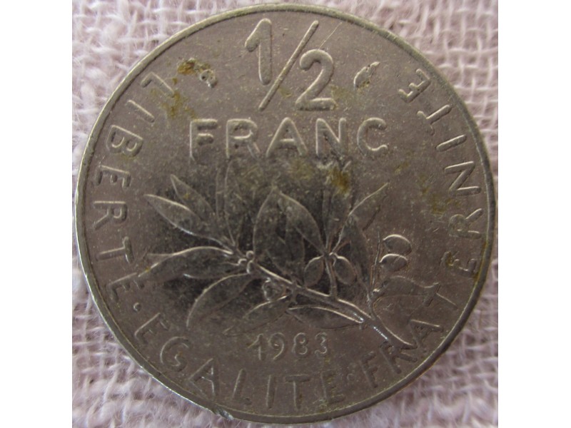 1_2 franka 1983, Francuska