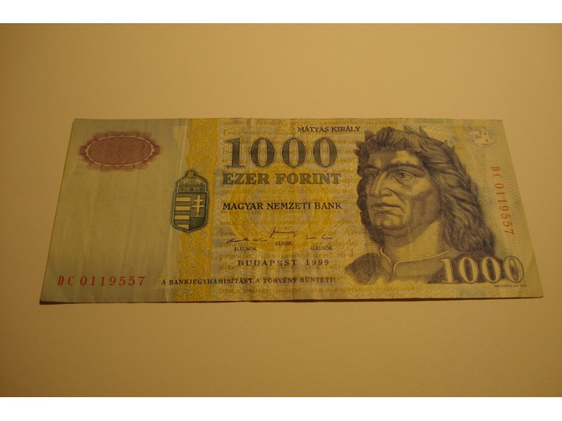 MAĐARSKA - 1000 FORINTI - 1999