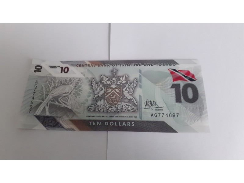 TRINIDAD / TOBAGO - 10 DOLARA - POLIMER - 2020