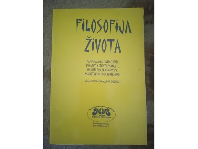 Milan Galogaža i Marina Galogaža - Filosofija života