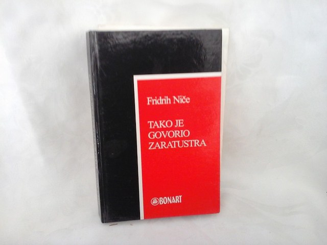 Tako je govorio Zratustra Fridrih Niče tvrd povez