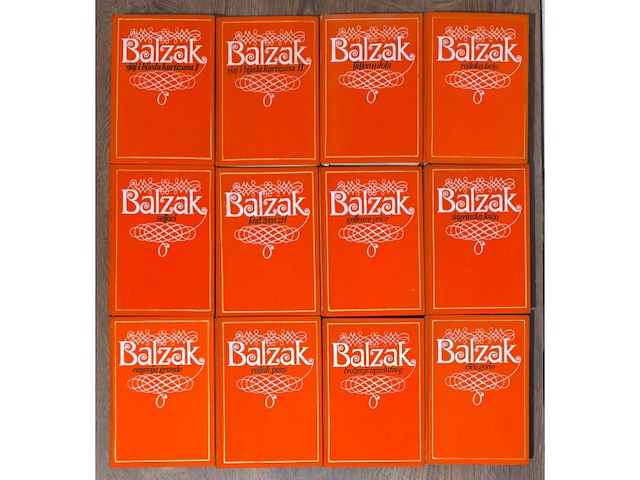 Balzak 1-12: komplet