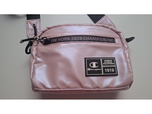 CHAMPION roze metalik torbica, novo!