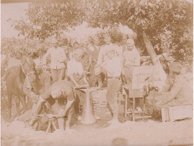 1916 OSTROVO Puk.Potk.Rad. fotograf Nikola Dj. Matejic
