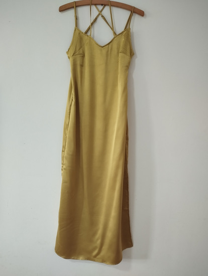 Saten slip haljina