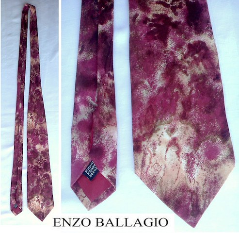kravata svilena bordo ENZO BALLAGIO