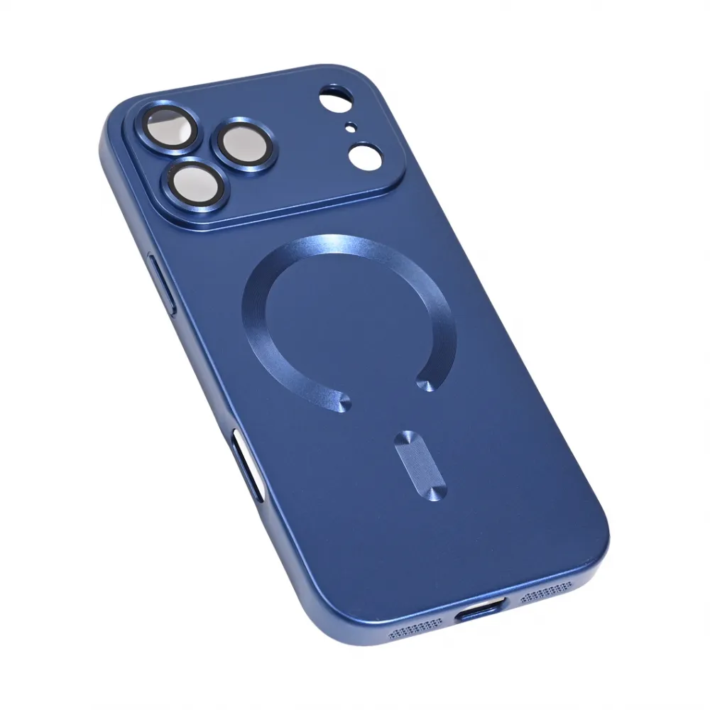 Maska Magsafe Chrome za iPhone 17 Pro Max 6.9 tamno plava