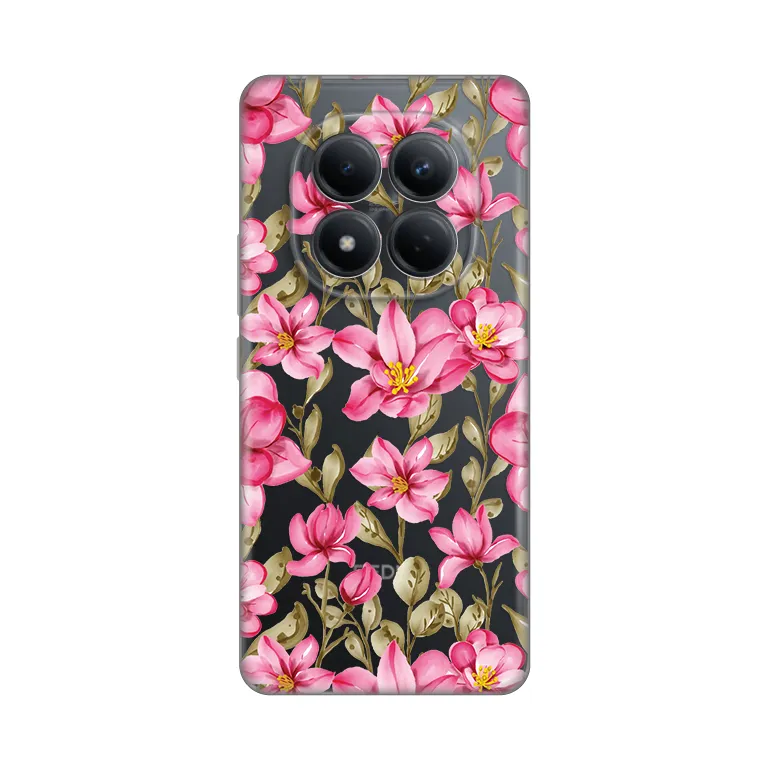 Maska Silikonska Print za Xiaomi Redmi Note 15 Pro 4G Magnolia