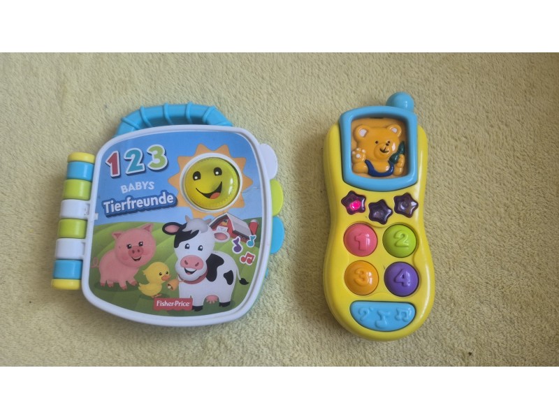 Muzicka knjiga i muzicki telefon za bebu