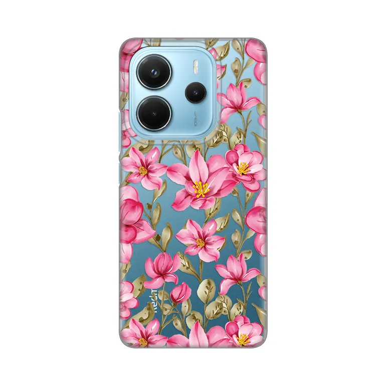 Maska Silikonska Print za Xiaomi Redmi Note 14 4G (SRB) Magnolia