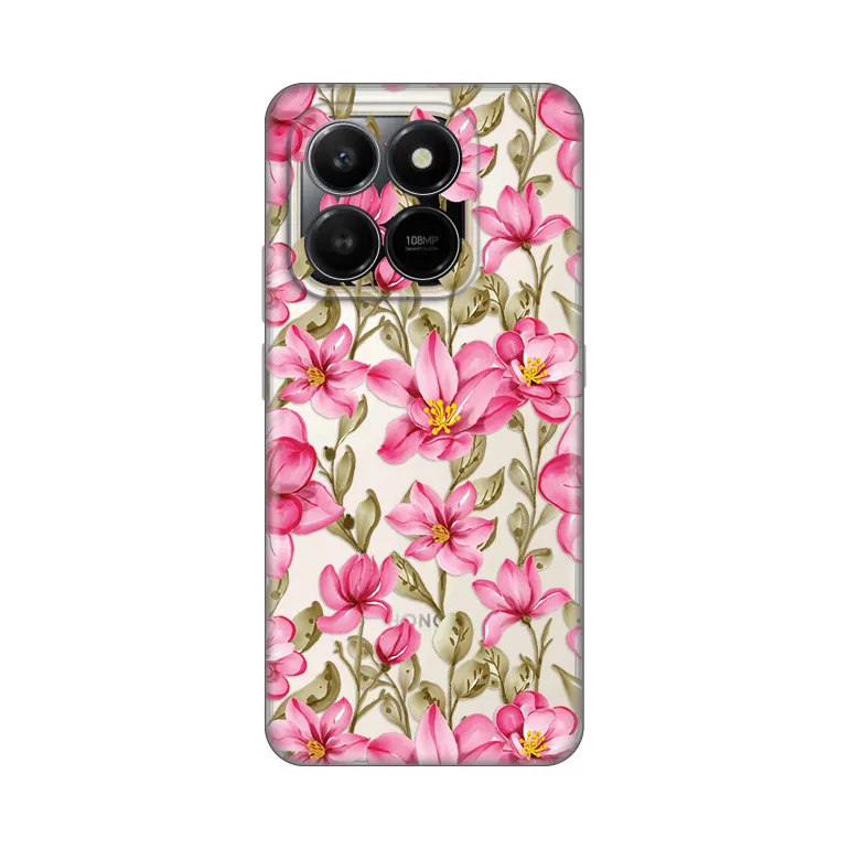 Maska Silikonska Print za Honor X7d 4G/400 Smart 5G Magnolia