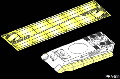 VoyagerModel.Co.Ltd PEA459 WWII German Sd.Kfz.182 King Tiger Schurzen for DRAGON ZVEZDA kit