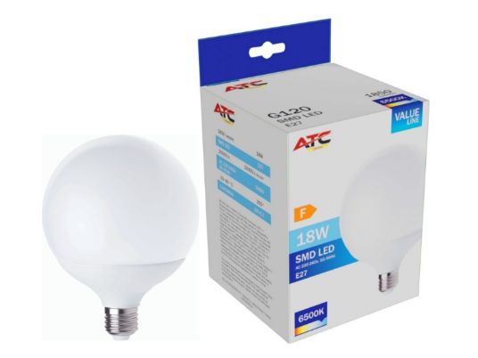ATC LED sijalica Globe G120 18W 1.850 lumena E27 6.500 kelvina