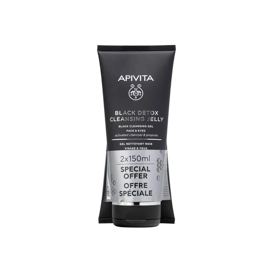 APIVITA PROMO Crni Detoks Gel 2x150 mL