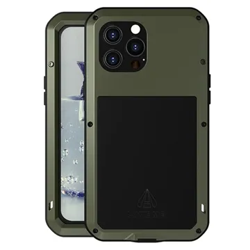 LOVE MEI POWERFUL IPHONE 13 PRO MAX HYBRID MASKA - ZELENA