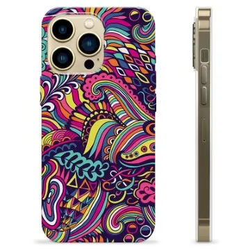 IPHONE 13 PRO MAX TPU MASKA - APSTRAKTNO CVEĆE