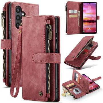 SAMSUNG GALAXY S25 CASEME C30 MULTIFUNKCIONALNA FUTROLA-NOVČANIK - CRVENA