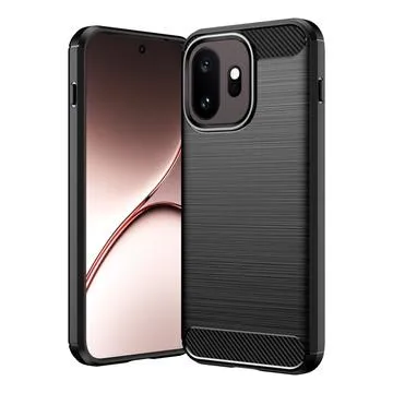 ONEPLUS 15T BRUSHED TPU CASE - CARBON FIBER - BLACK