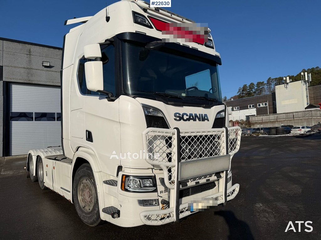 Scania R580 6x4 trekkvogn m/ hydraulikk tegljač