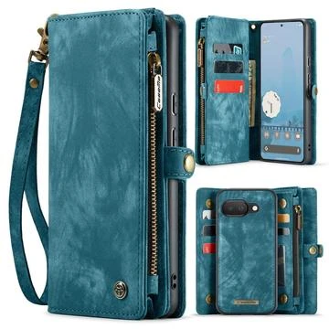 GOOGLE PIXEL 9A CASEME 008 2-U-1 MULTIFUNKCIONALNA FUTROLA-NOVČANIK - PLAVA