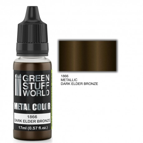 Green Stuff World 1866 Metal Paint - DARK ELDER BRONZE