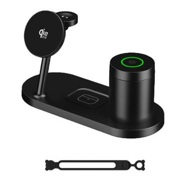 4-IN-1 25W QI2.2 MAGNETIC WIRELESS CHARGING STATION WITH NIGHT LIGHT