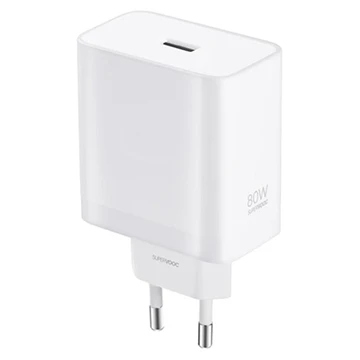 ONEPLUS SUPERVOOC 80W USB-A TRAVEL CHARGER - WHITE